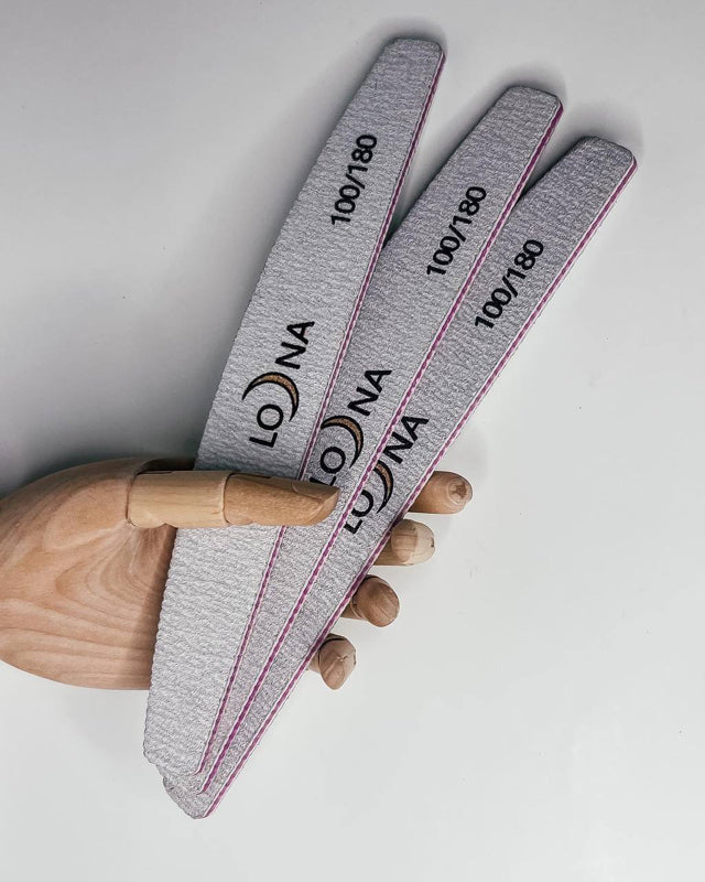 Loona Half Moon Hand Files – Enhanced Beauty Supply